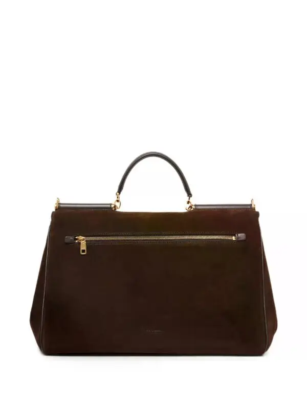 Dolce & Gabbana Calf Leather Top Handle Bag
