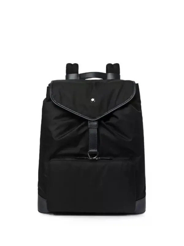 Montblanc Logo-plaque Foldover-top Canvas Large Backpack