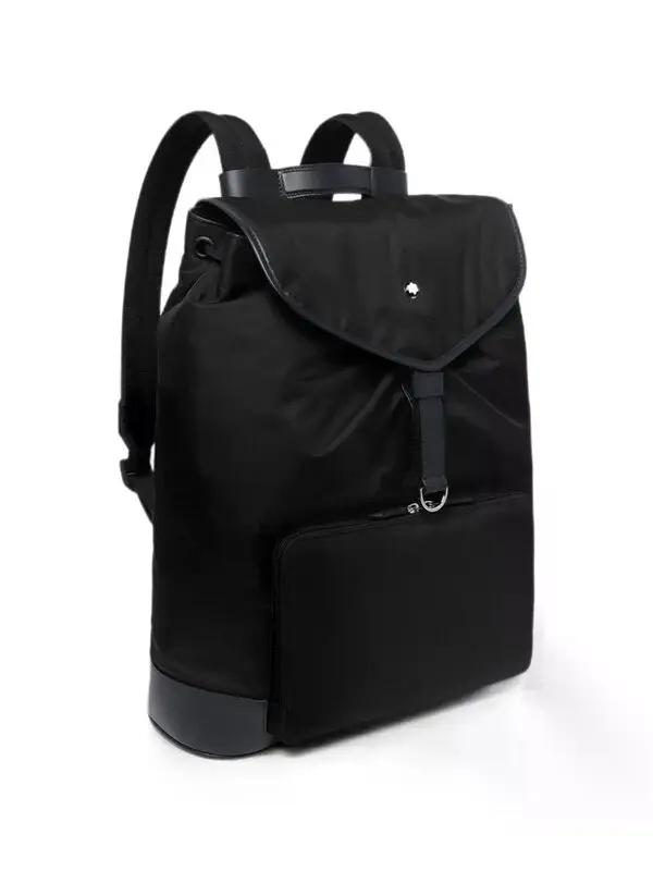 Montblanc Logo-plaque Foldover-top Canvas Large Backpack