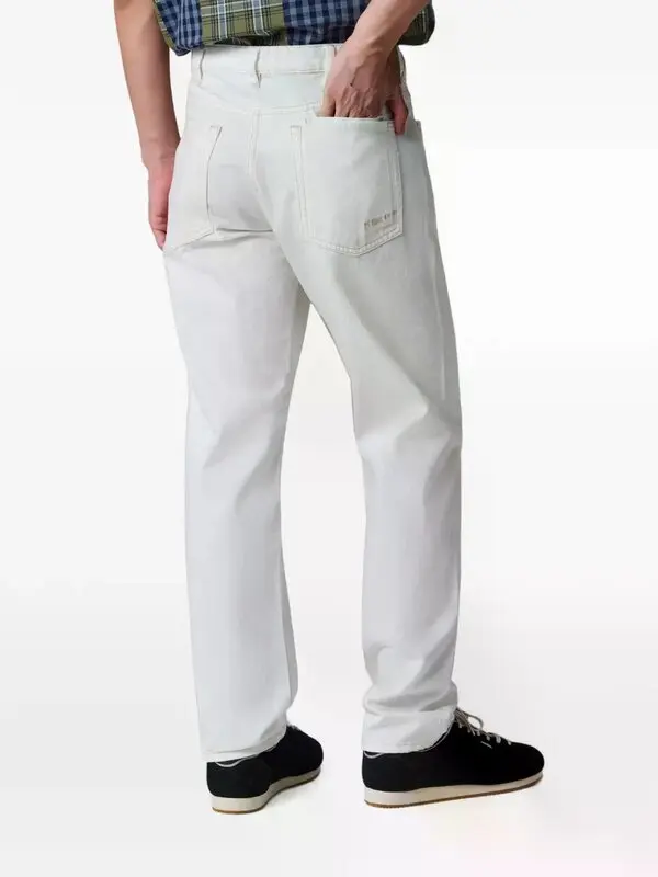 Paul Smith Logo Embroidered Jeans