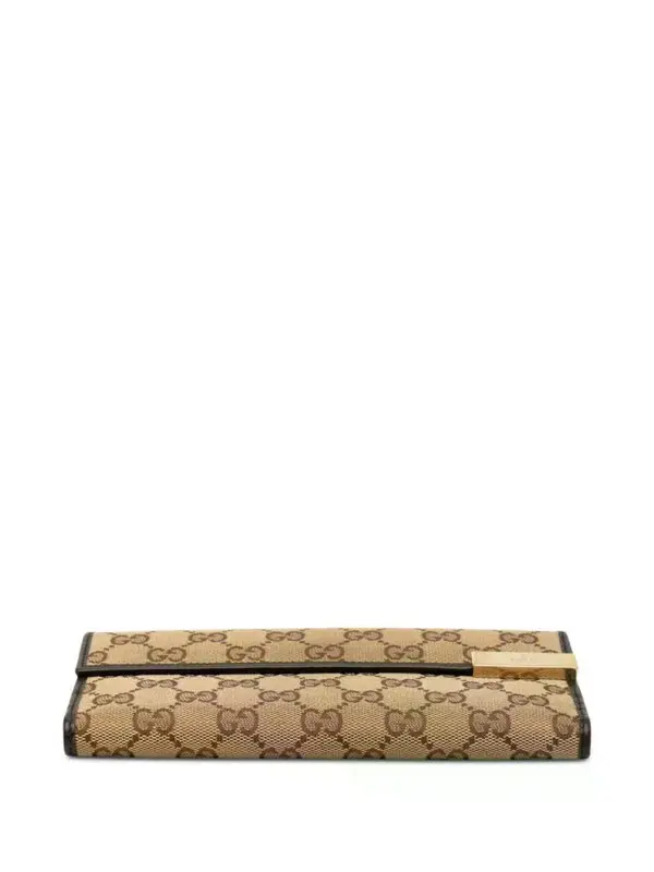 Gucci 2000-2015 Gg Canvas Wallet Long Wallets