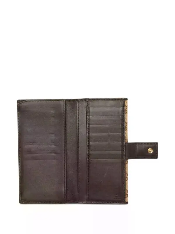 Gucci 2000-2015 Gg Canvas Wallet Long Wallets