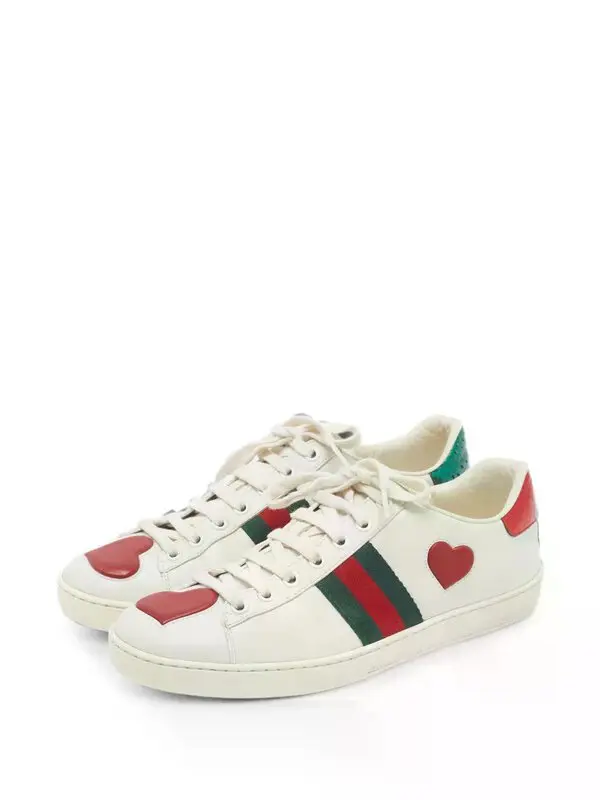 Gucci Ace Heart-detail Sneakers