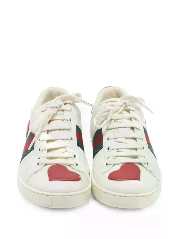 Gucci Ace Heart-detail Sneakers