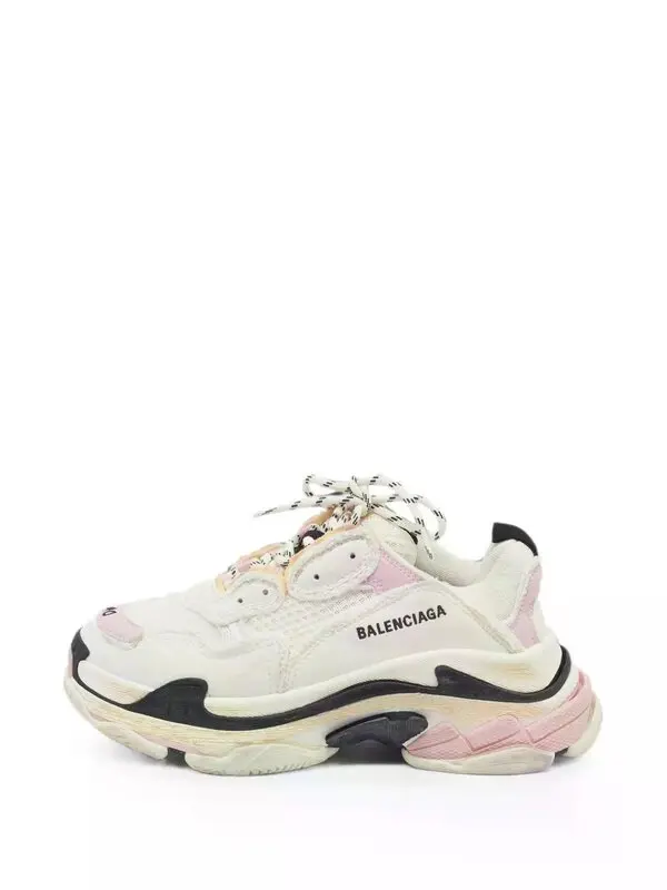 Balenciaga Triple S Distressed Sneakers
