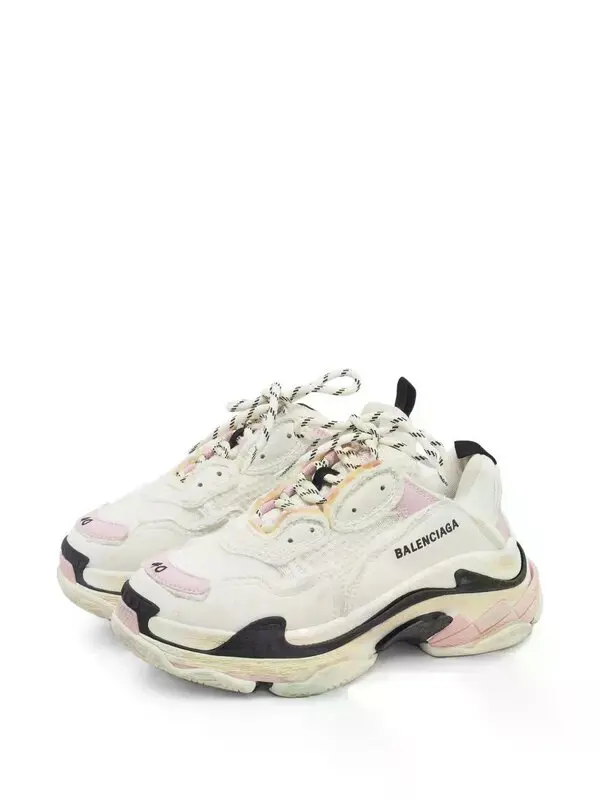 Balenciaga Triple S Distressed Sneakers