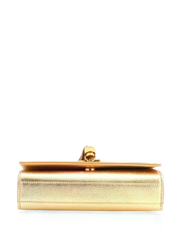 Saint Laurent Classic Monogram Tassel Leather Medium Crossbody Bag