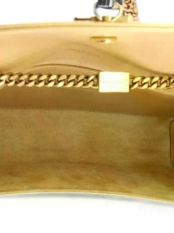 Saint Laurent Classic Monogram Tassel Leather Medium Crossbody Bag