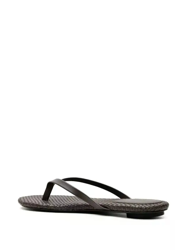 ST. AGNI Woven Leather Sandals