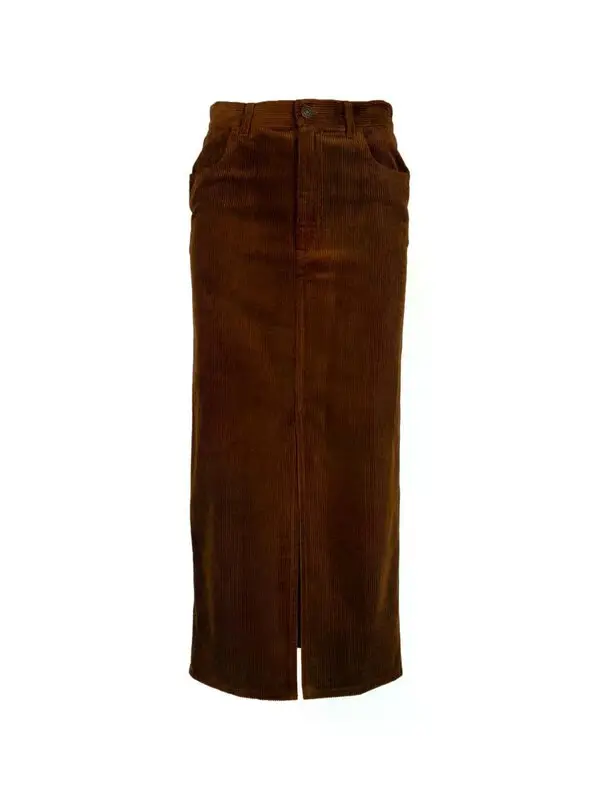 Isabel Marant Étoile Odalie Corduroy Midi Skirt - Brown