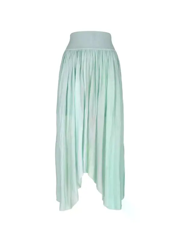 Maria Mcmanus Wave Pleated Midi Skirt