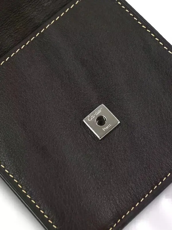 Cartier 1990-2000s Logo-plaque Coin Purse