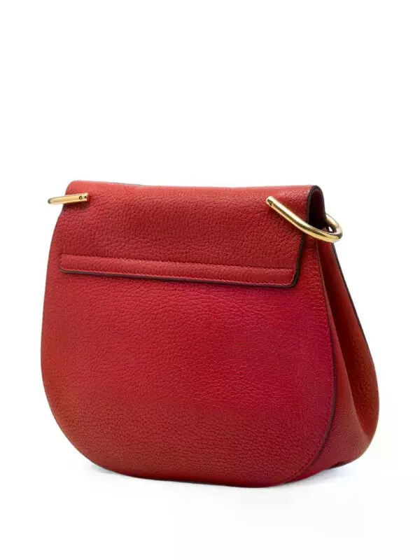 Chloé 2016 Small Leather Drew Crossbody Bag - Red
