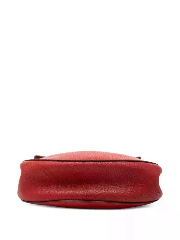 Chloé Drew Small Leather Crossbody Bag - Red