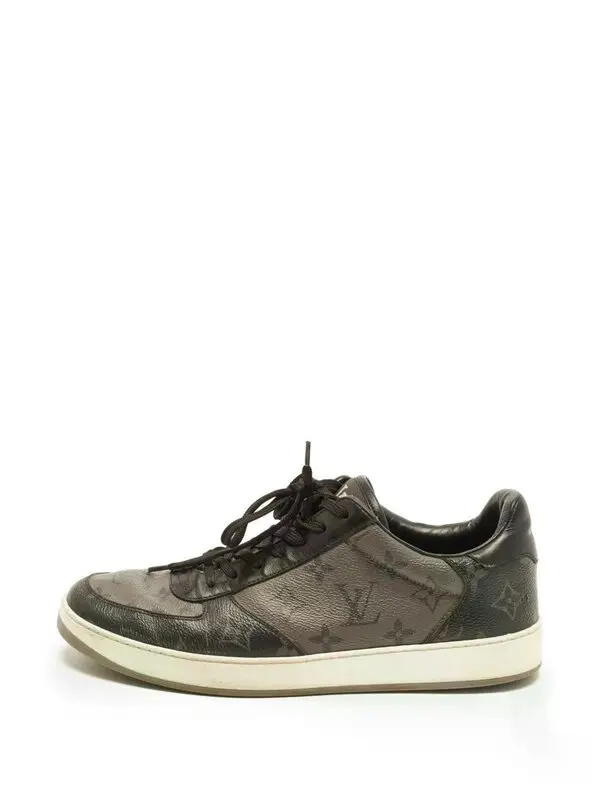 LOUIS VUITTON Eclipse Monogram Sneakers - Black