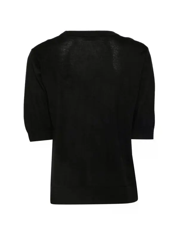 Dice Kayek Sequin-embellished Wool Top