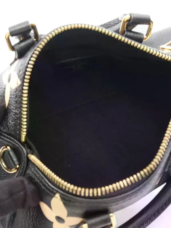 LOUIS VUITTON 2021-2026 Bicolor Monogram Empreinte Giant Papillon Bb Satchel