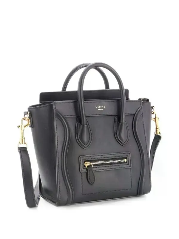 Celine Luggage Bag Smooth Leather Nano Crossbody Bag
