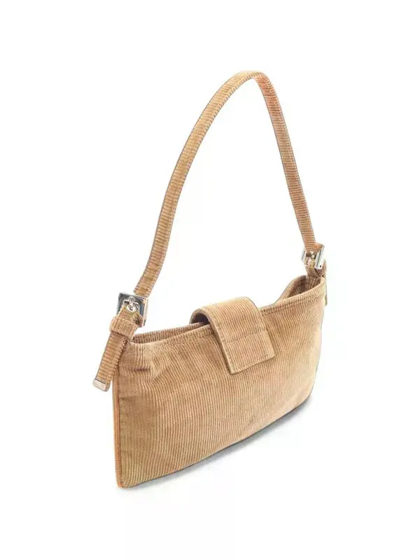 Fendi 2000-2010 Corduroy Shoulder Bag