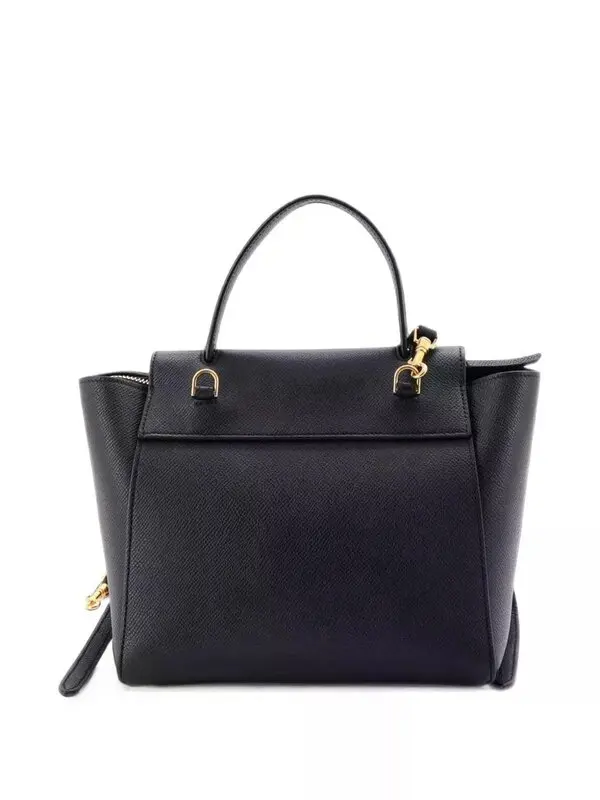 Celine Belt Bag Textured Leather Nano Shoulder Bag