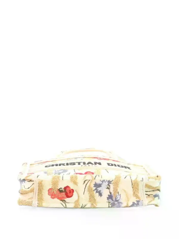 Dior Book Embroidered Canvas Mini Tote Bag