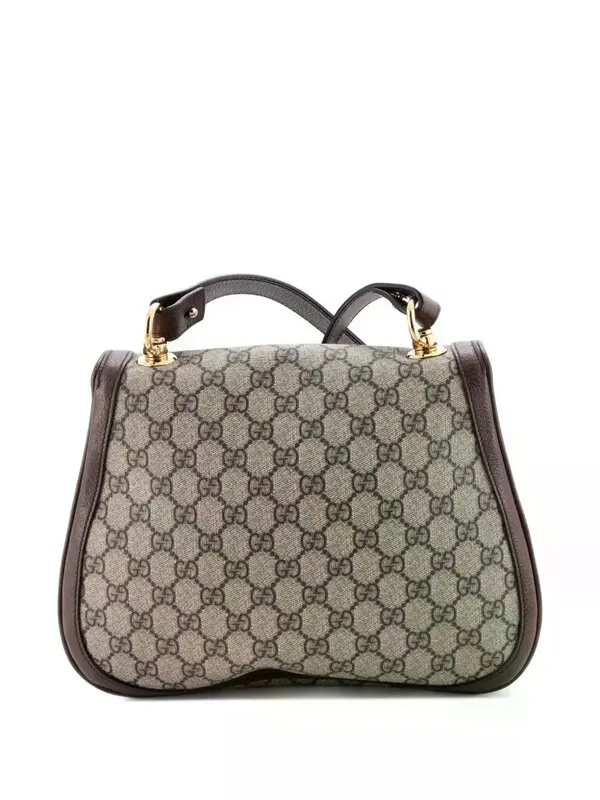Gucci Blondie Nm Top Handle Bag Gg Coated Canvas Medium Satchel