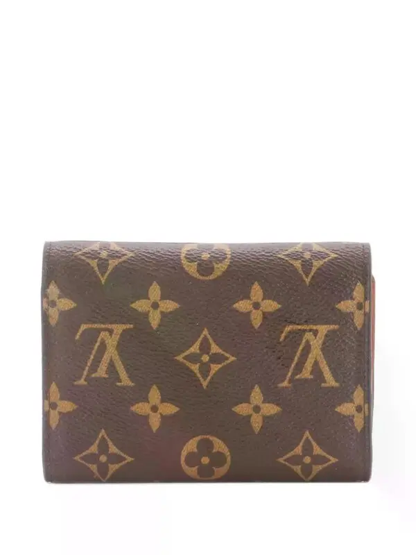 LOUIS VUITTON Flower Wallet Monogram Canvas Compact Small Wallets