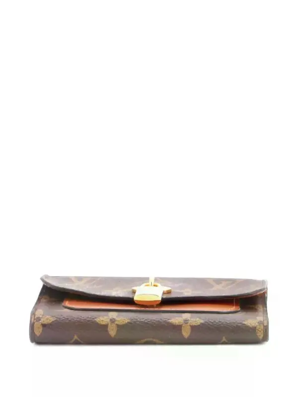 LOUIS VUITTON Flower Wallet Monogram Canvas Compact Small Wallets