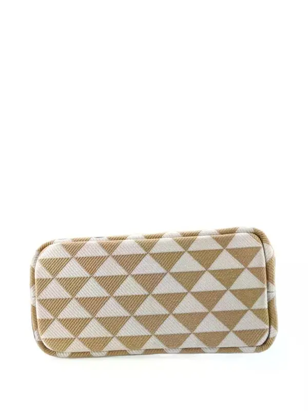 Prada Symbole Jacquard Small Tote Bag