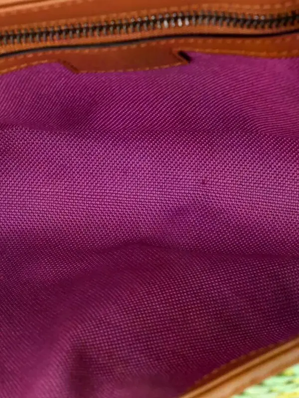 Gucci Gg Marmont Flap Bag Woven Raffia Small Shoulder Bag