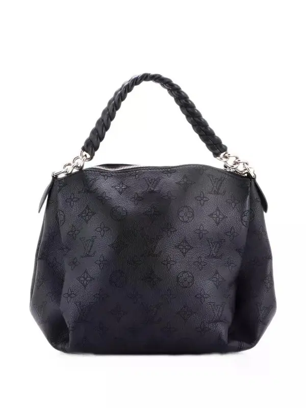 LOUIS VUITTON Babylone Handbag Mahina Leather Bb Hobo Bag