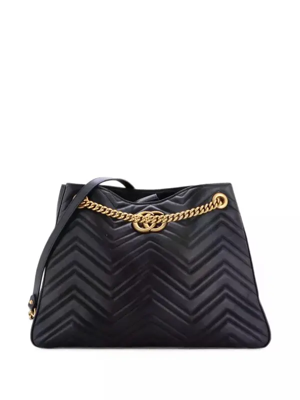 Gucci Gg Marmont Chain Matelasse Leather Shoulder Bag