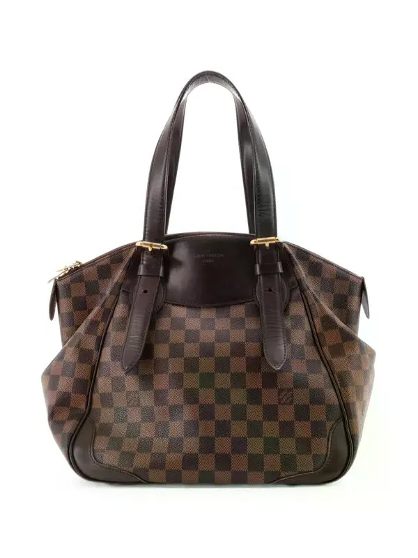 LOUIS VUITTON Verona Handbag Damier Mm Shoulder Bag