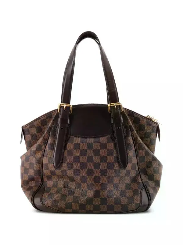 LOUIS VUITTON Verona Handbag Damier Mm Shoulder Bag - Brown