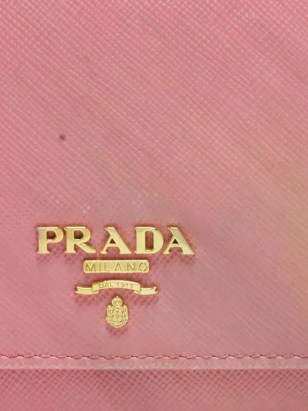 Prada Logo-detail Flap Wallet