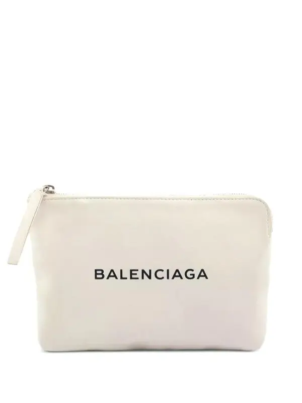 Balenciaga Leather Everyday Pouch M Clutch Bag
