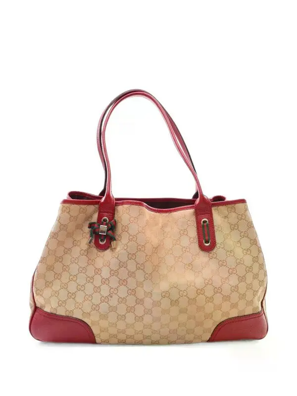 Gucci 2000-2015 Gg Canvas Web Princy Tote Bag