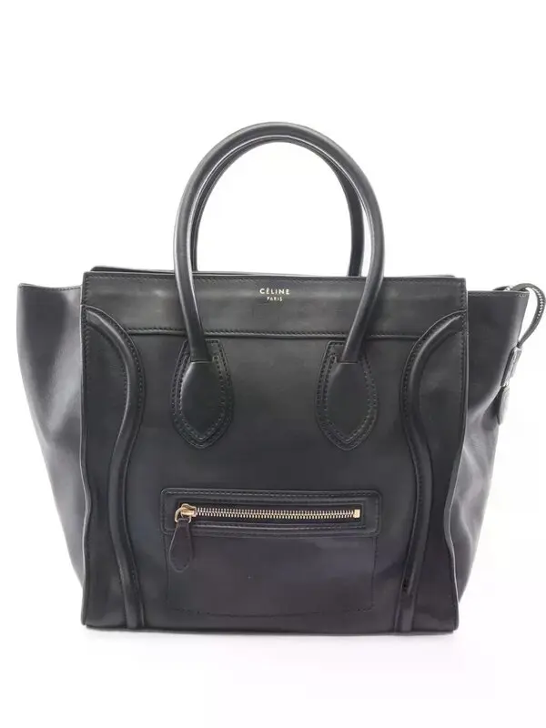 Celine 2000-2026 Mini Calfskin Luggage Tote Bag