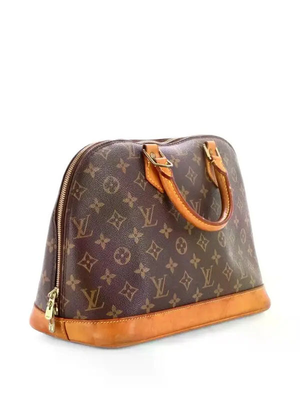 LOUIS VUITTON Vintage Alma Handbag Monogram Canvas Pm Satchel