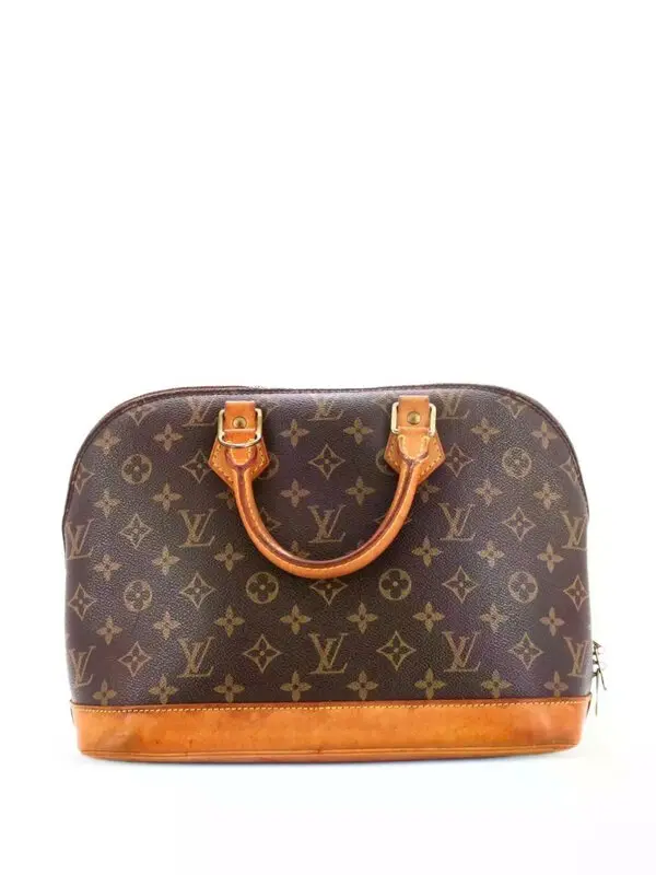LOUIS VUITTON Vintage Alma Monogram Canvas Pm Satchel