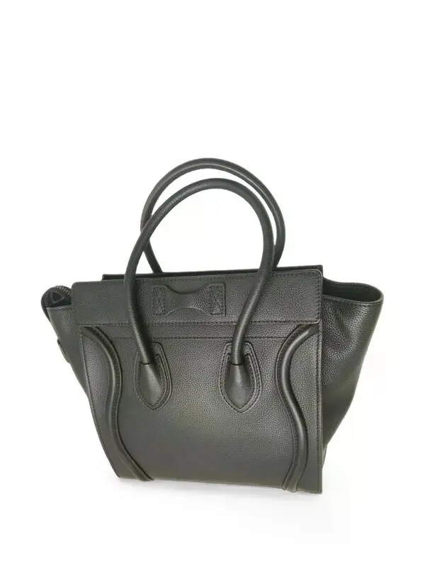 Celine 2014 Micro Calfskin Luggage Tote Bag