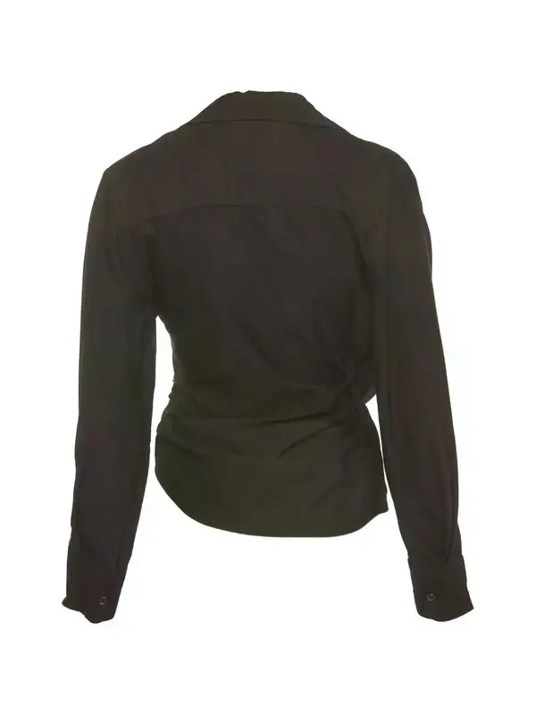 Jacquemus La Chemise Bahia Draped Blouse