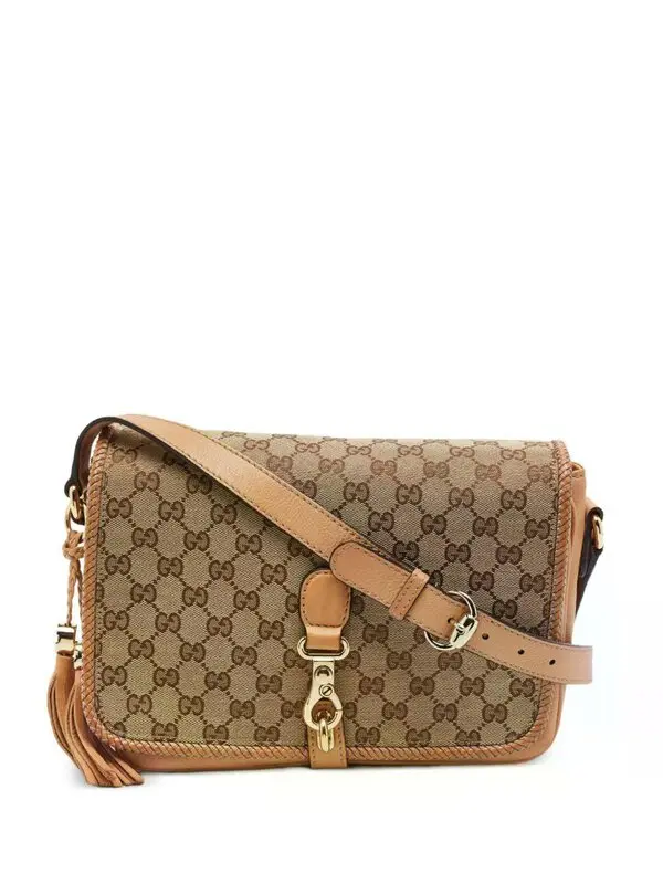 Gucci Marrakech Tassel Detail Shoulder Bag - Neutrals
