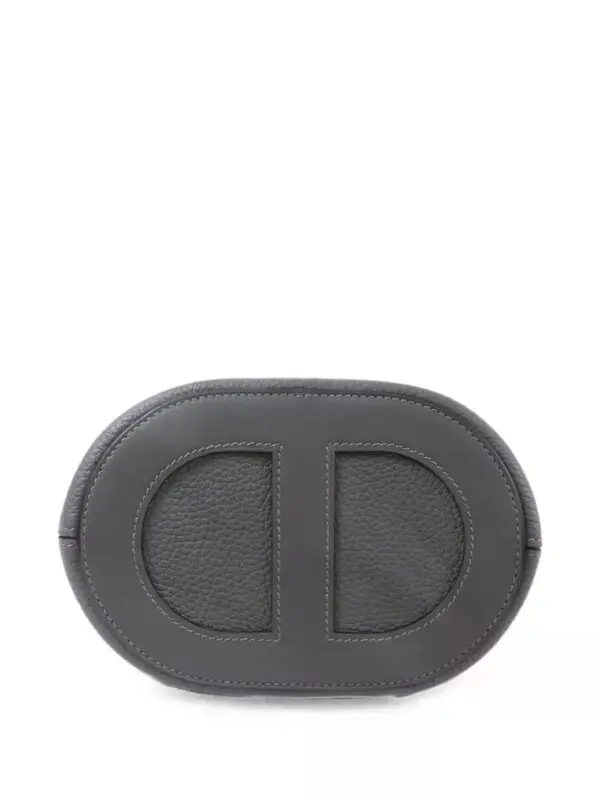 Hermès 2023 18 In The Loop Leather Tote Bag - Grey