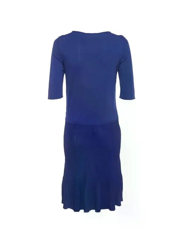 ARMANI Ribbed Knit Midi Dress