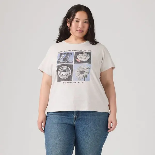 LEVI'S Classic Crewneck T-shirt With Graphic Print