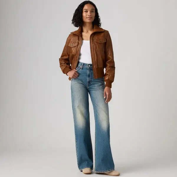 LEVI'S Ribcage Wide-leg Jeans