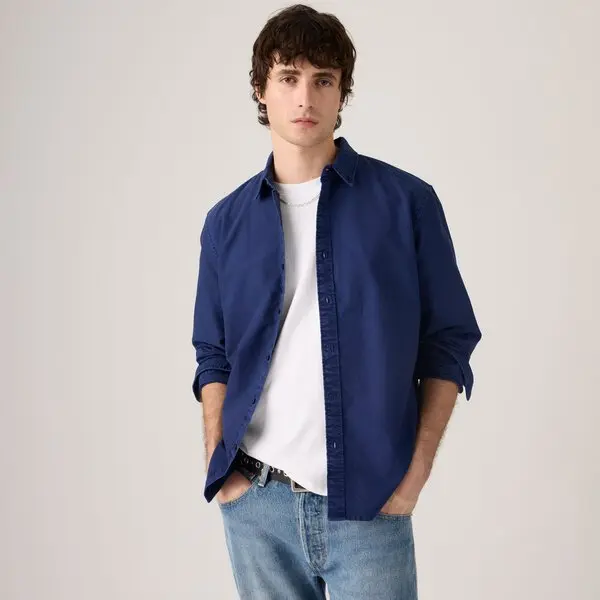 LEVI'S Authentic Button-down Garment Dye Shirt