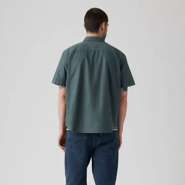 LEVI'S Authentic Button-down Garment Dye Short-sleeve Shirt