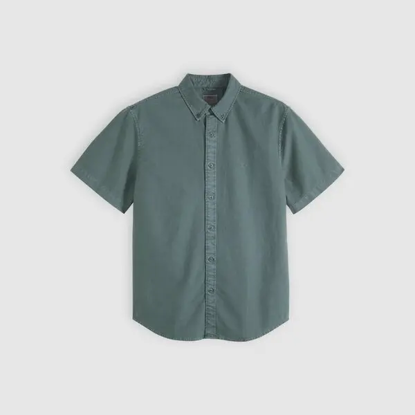 LEVI'S Authentic Button-down Garment Dye Short-sleeve Shirt